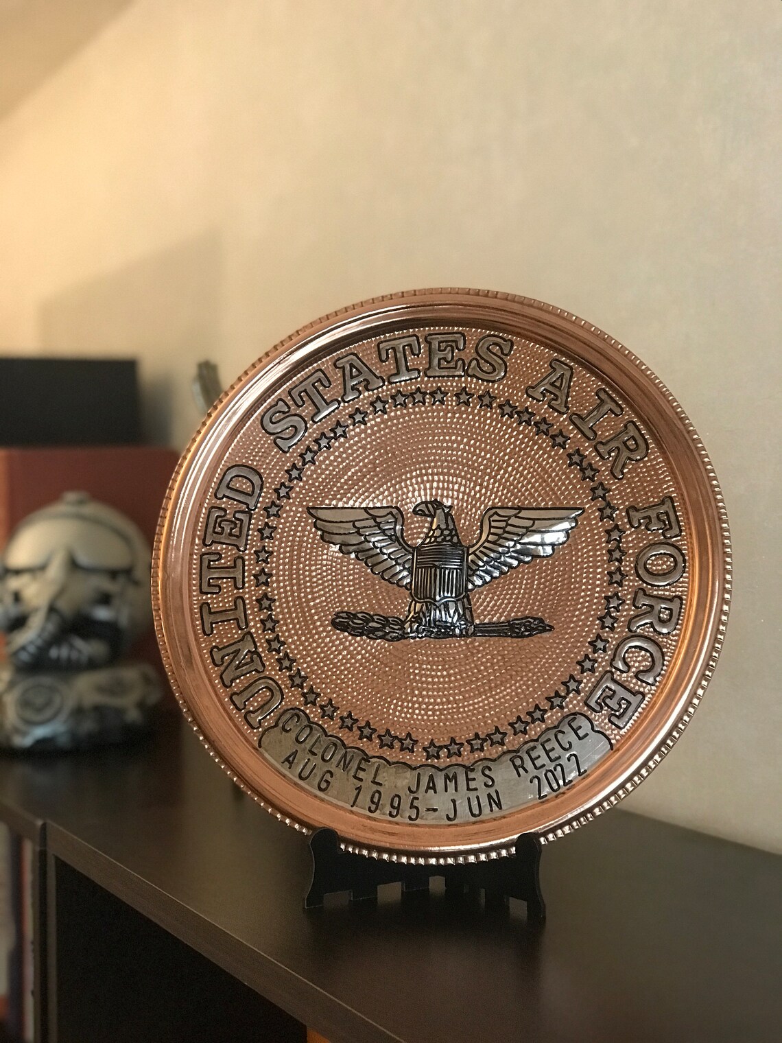 Personalized US Army Officer Plaque Colonel Promotion - Etsy