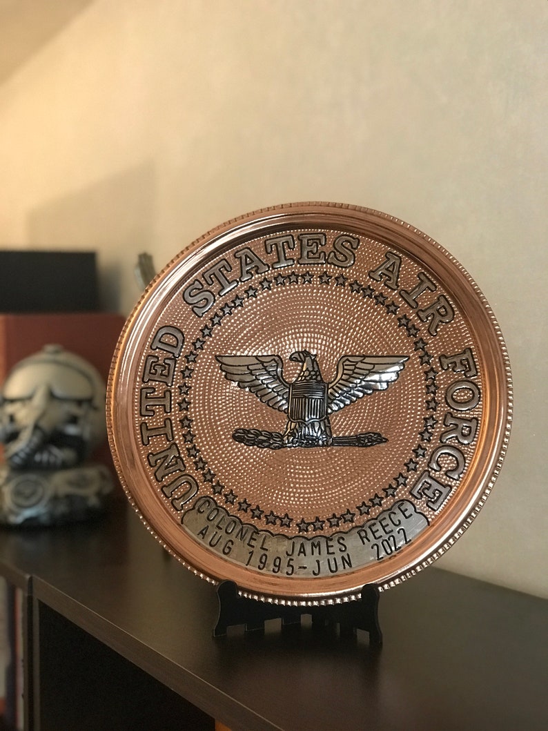 Personalized US Army Officer Plaque Colonel Promotion - Etsy