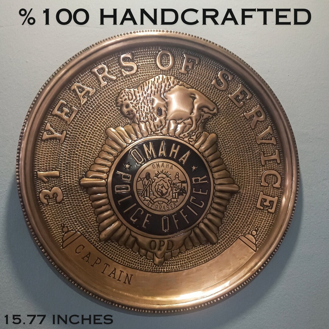 Personalized Police Officer Sergeant Promotion and Retirement Gift ...