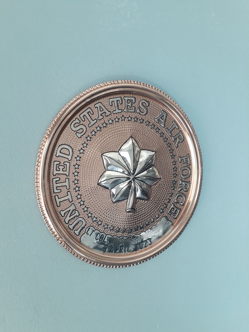 Personalized US Army Officer Plaque Colonel Promotion - Etsy