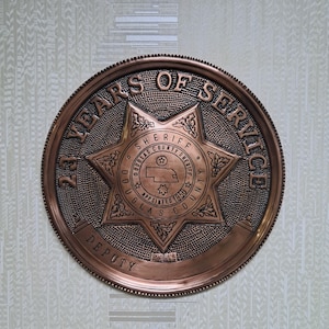 Personalized Police Officer Sergeant Promotion and Retirement Gift ...
