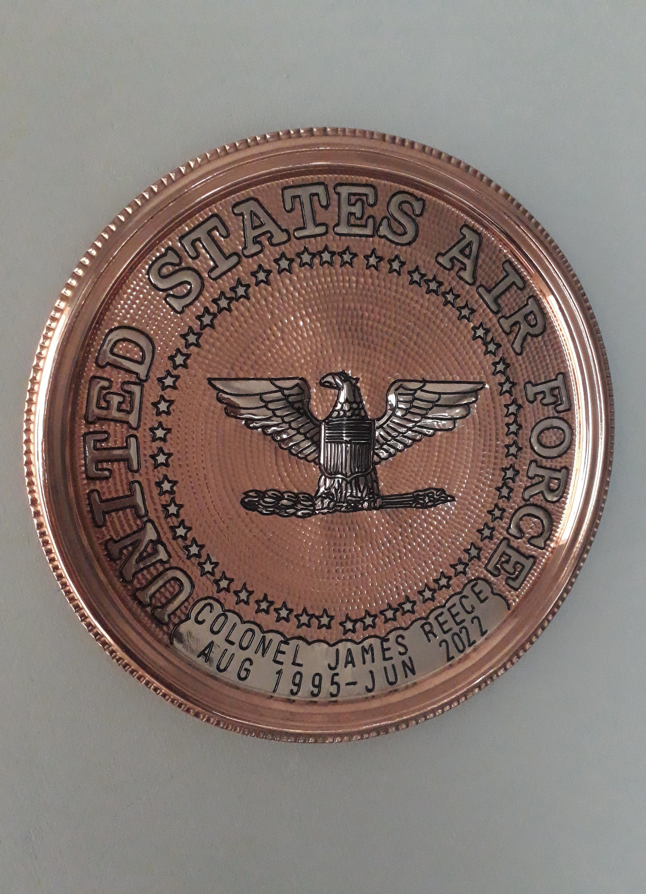 Personalized US Army Officer Plaque Colonel Promotion - Etsy