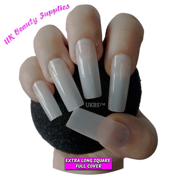Natural Square Acrylic Nails