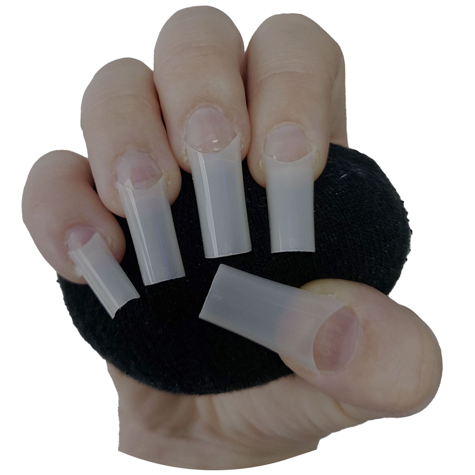 500 Pieces Extra Long Square C Curve Pre Pinched False Nail - Etsy Canada