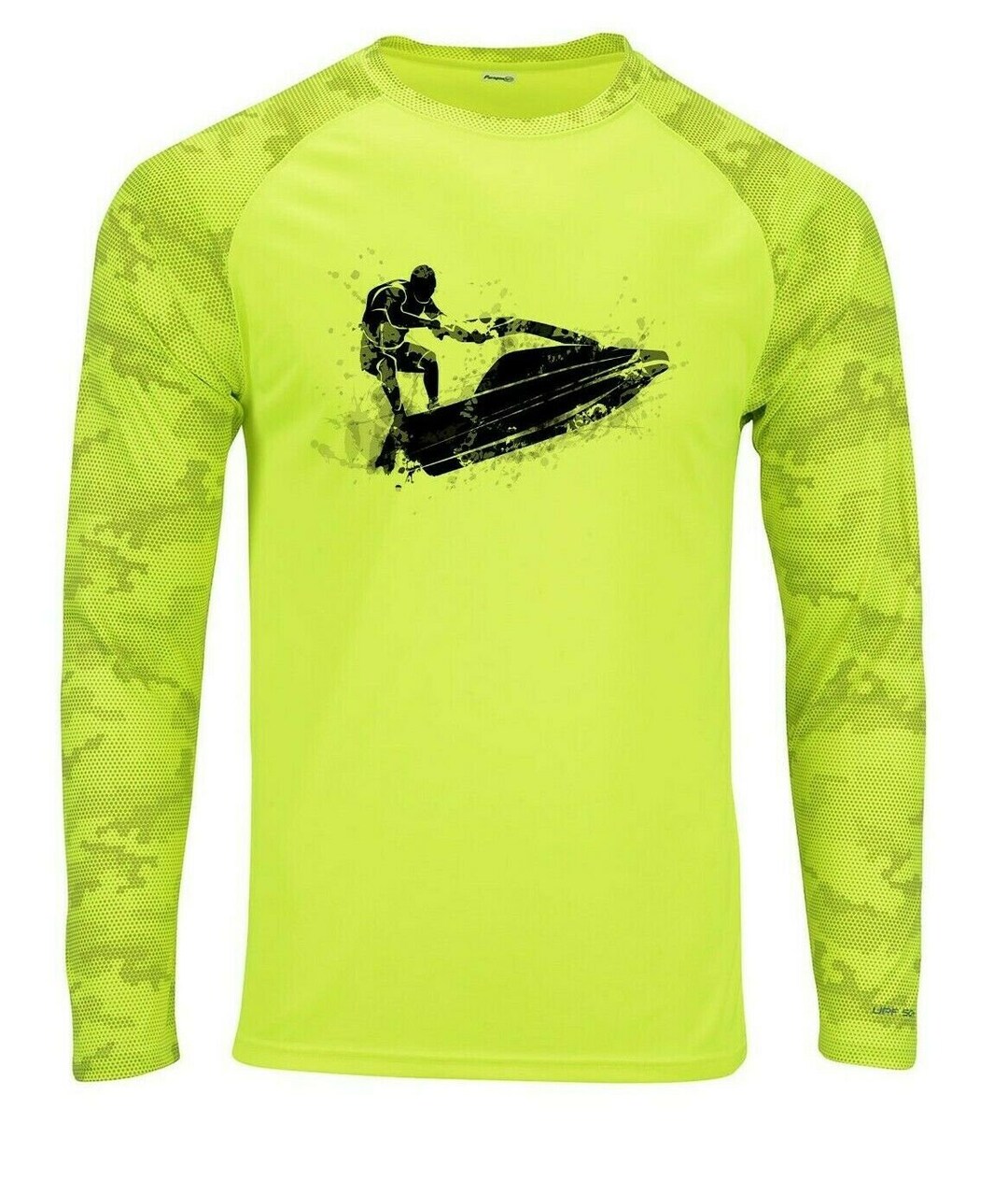 Jetski Water Sport Lake Boat Camo Camouflage Shirt UPF 50 Long Sleeve T ...