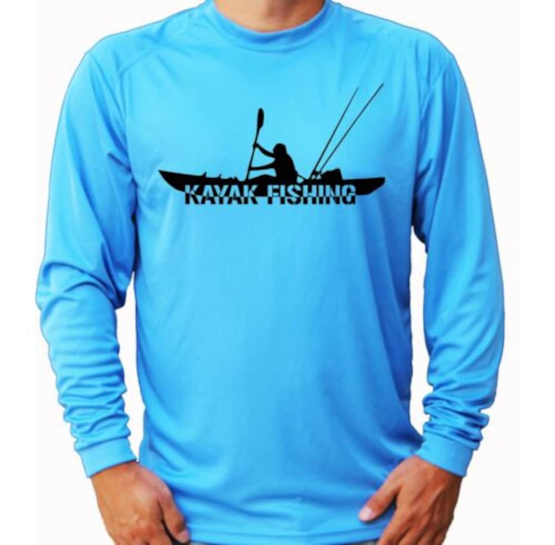 Kayak Fishing Life Lake Boat Fishing Shirt UPF 50 Long Sleeve T-shirt ...