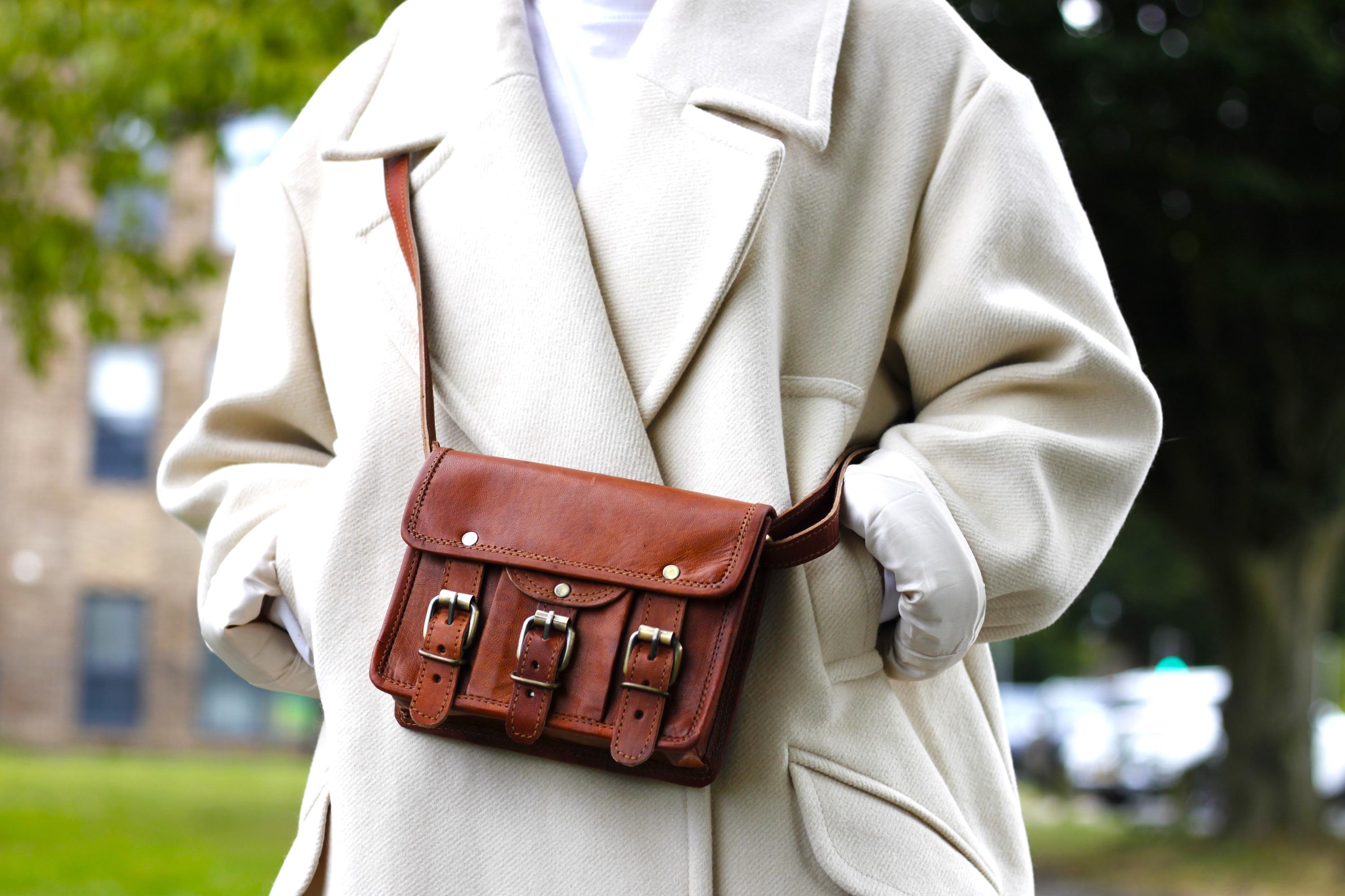 Personalised Mini Handmade Genuine Leather Women's Bag Purse, Cross ...