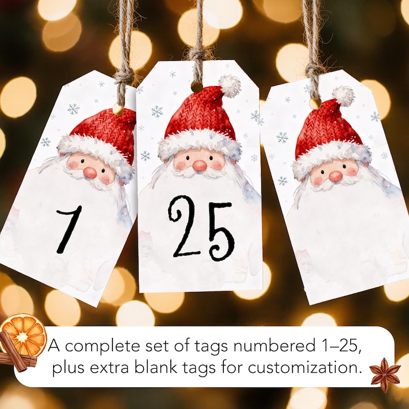 Christmas Countdown 1 24 - Etsy Canada