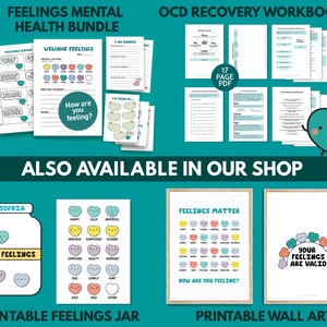 Mental Health Matters Printable, Mental Health Poster, Feelings Matter ...