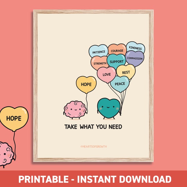 Take What You Need Poster - Etsy