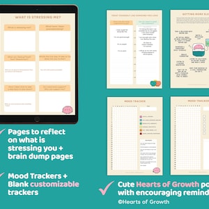 ADHD Digital Planner, Executive Functioning, ADHD Workbook, ADHD ...