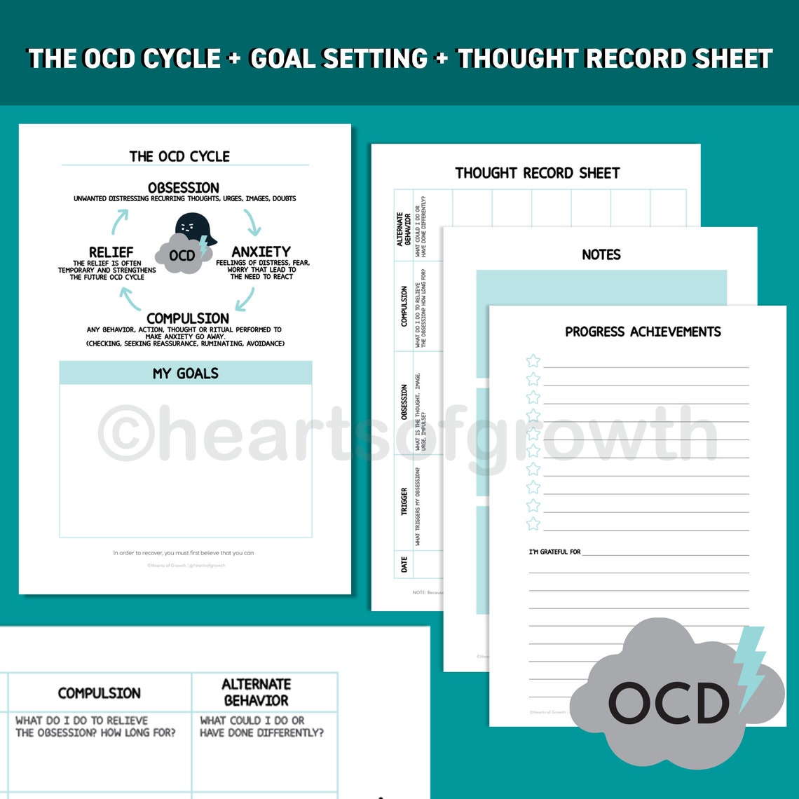 Erp Therapy Worksheets