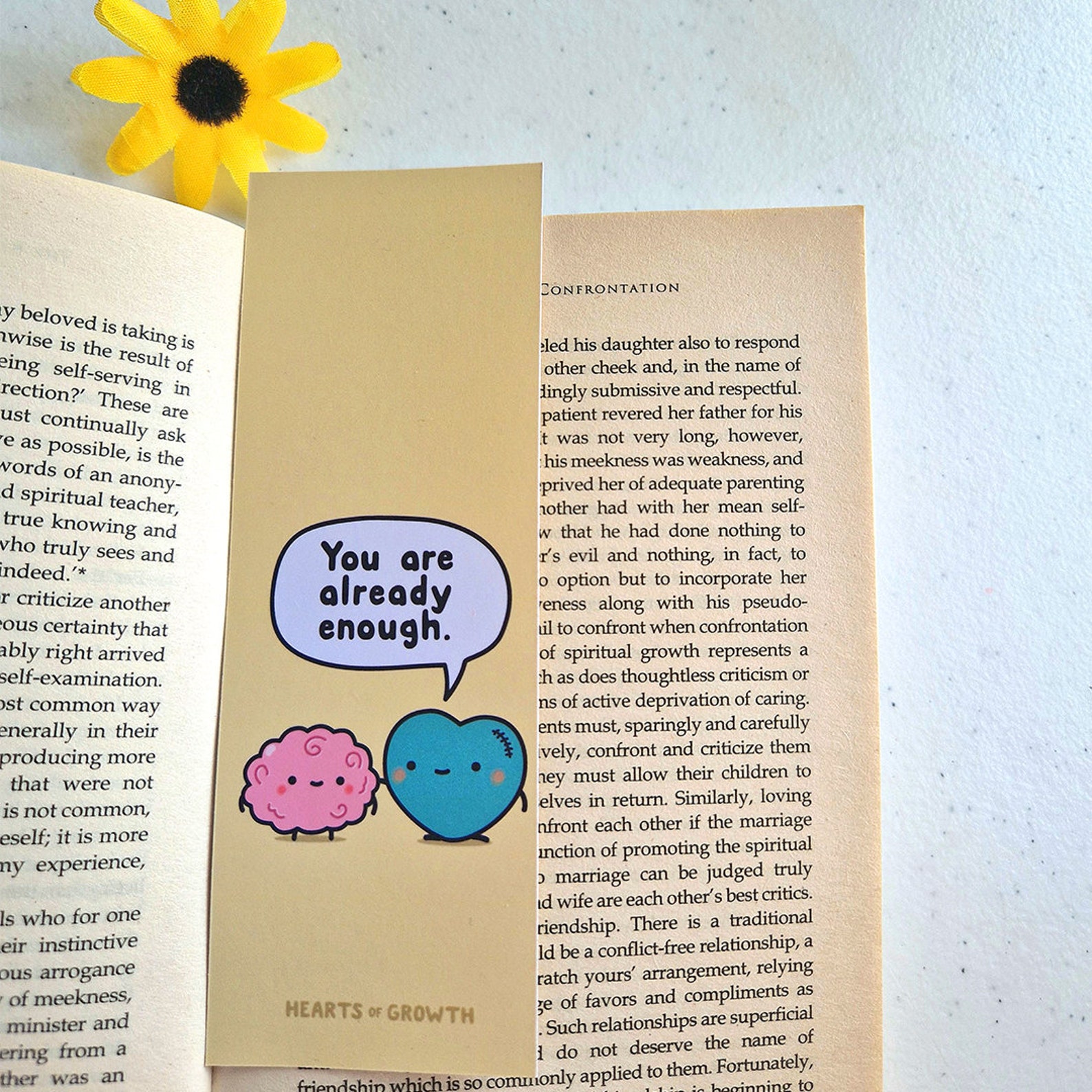 Cute Bookmark Self Care Mental Health Gifts Mental - Etsy
