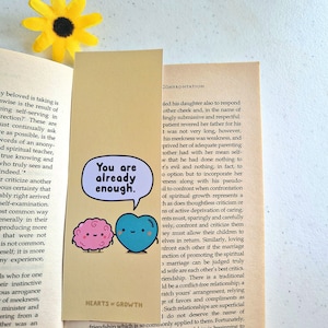 Cute Bookmark | Self Care | Mental Health Gifts | Mental Health Matters ...