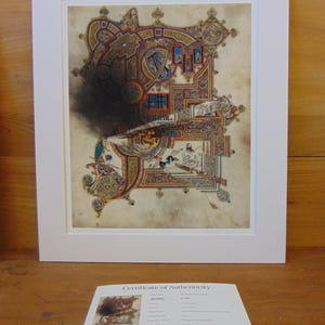 Finn Mccool Art Print: Book of Kells Style, Salmon of Knowledge - Etsy
