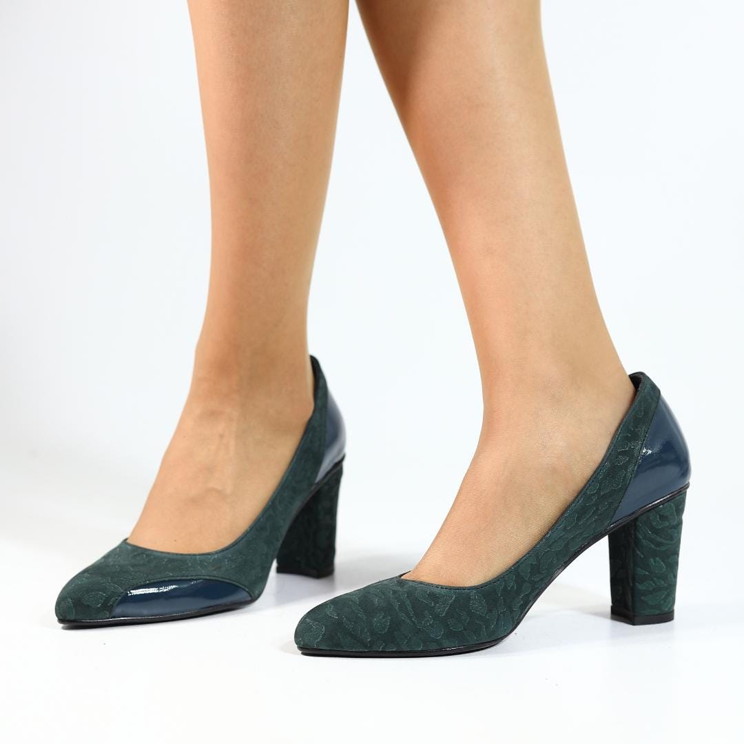 Custom, Handmade, Full-grain Leather Heels Women's Shoes - Etsy