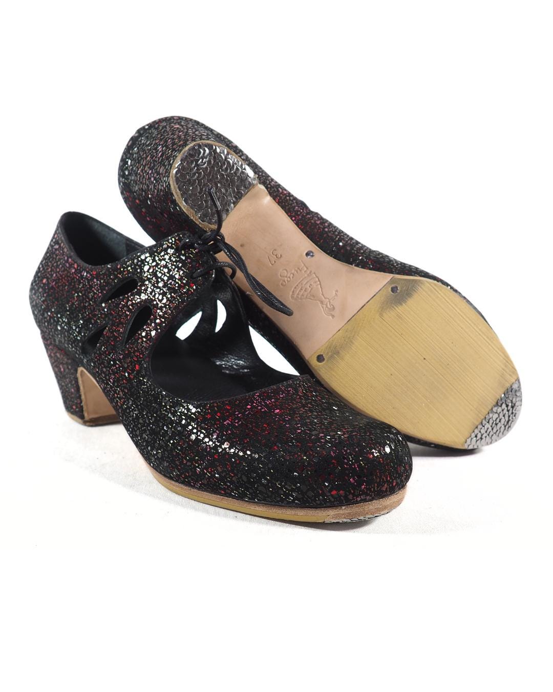 Professional Flamenco Dance Shoes, Custom, Handmade, Hornbeam, Studded ...