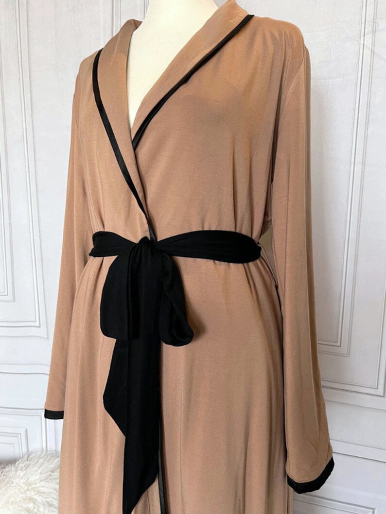 100% Natural Eco Luxury Robe, Boudoir Robe, House Robe, Comfy Robe ...