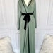 100% Natural Eco Luxury Robe, Boudoir Robe, House Robe, Comfy Robe ...
