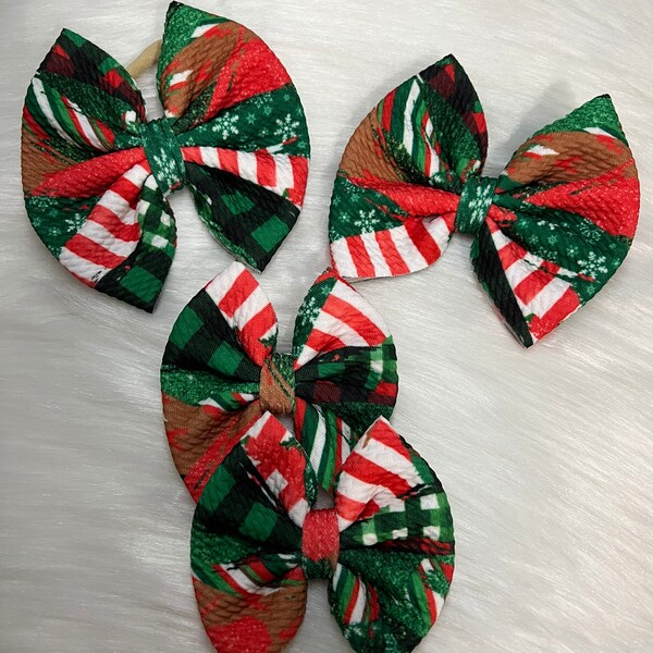 Christmas Cheer Bow - Etsy
