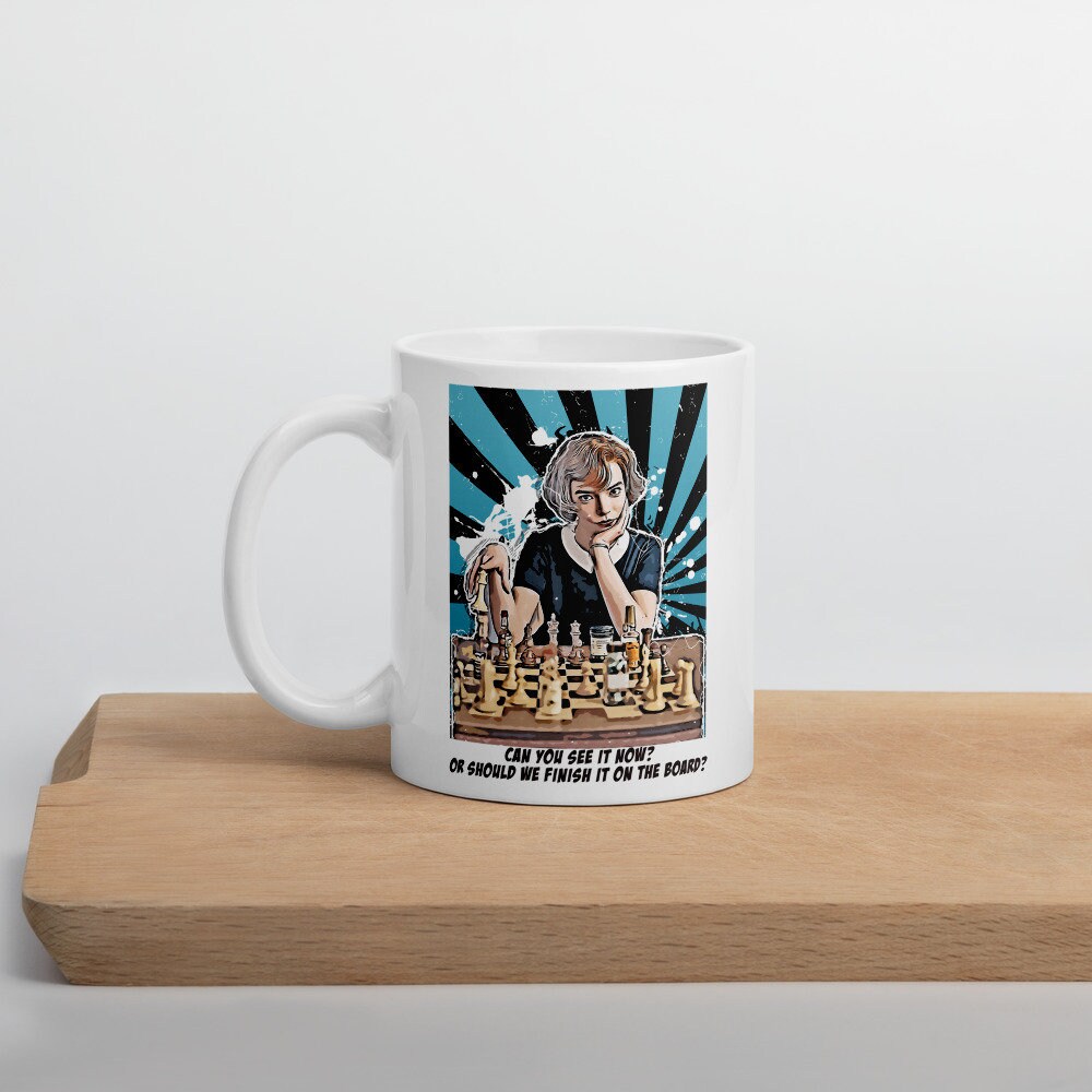 The Queen's Gambit Beth Netflix Chess Alma Christmas Gift Mug - Etsy