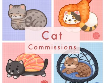 Cat Commission - Etsy