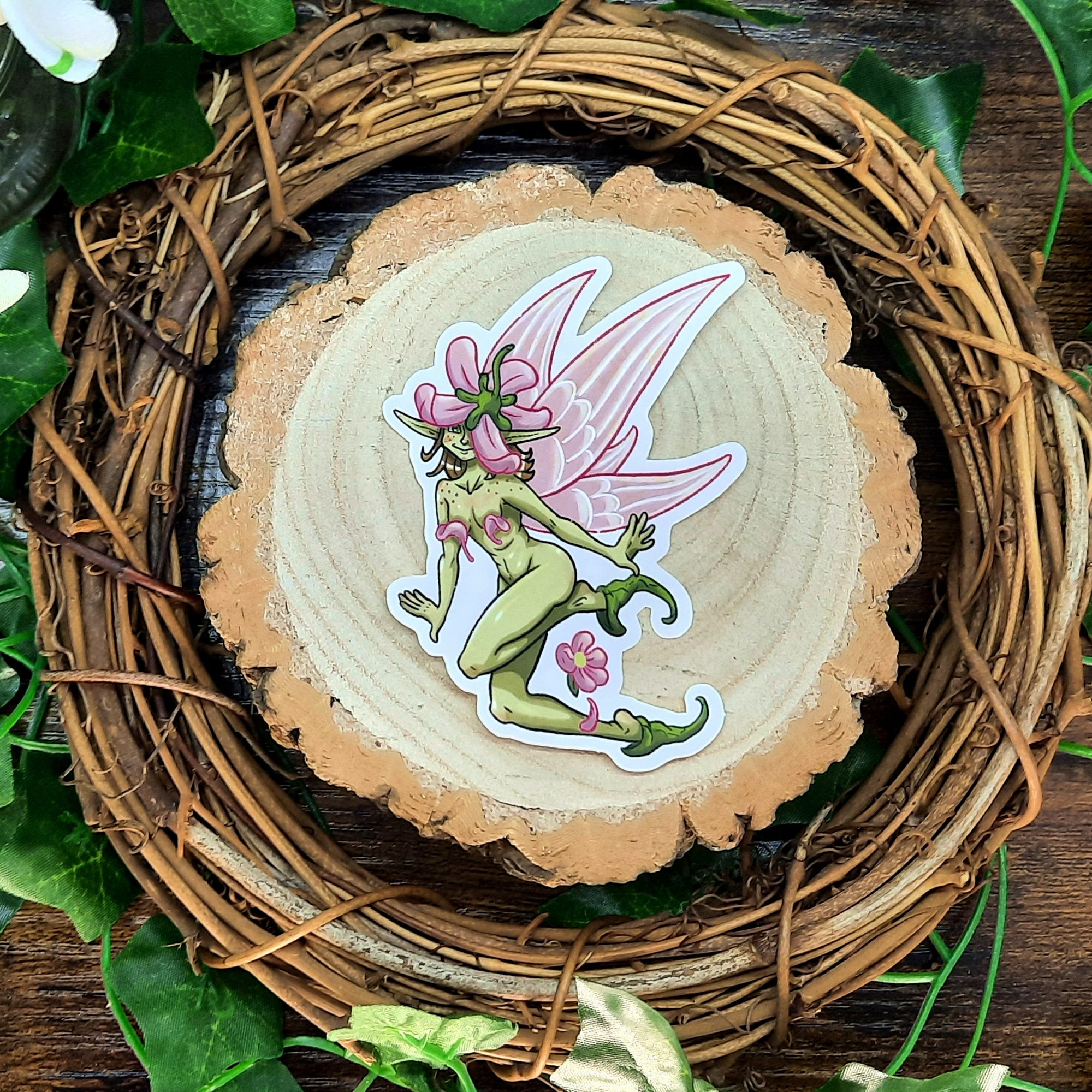 Fairy Sticker, Pixie Sticker, Fairy Girl Sticker, Fantasy Sticker - Etsy