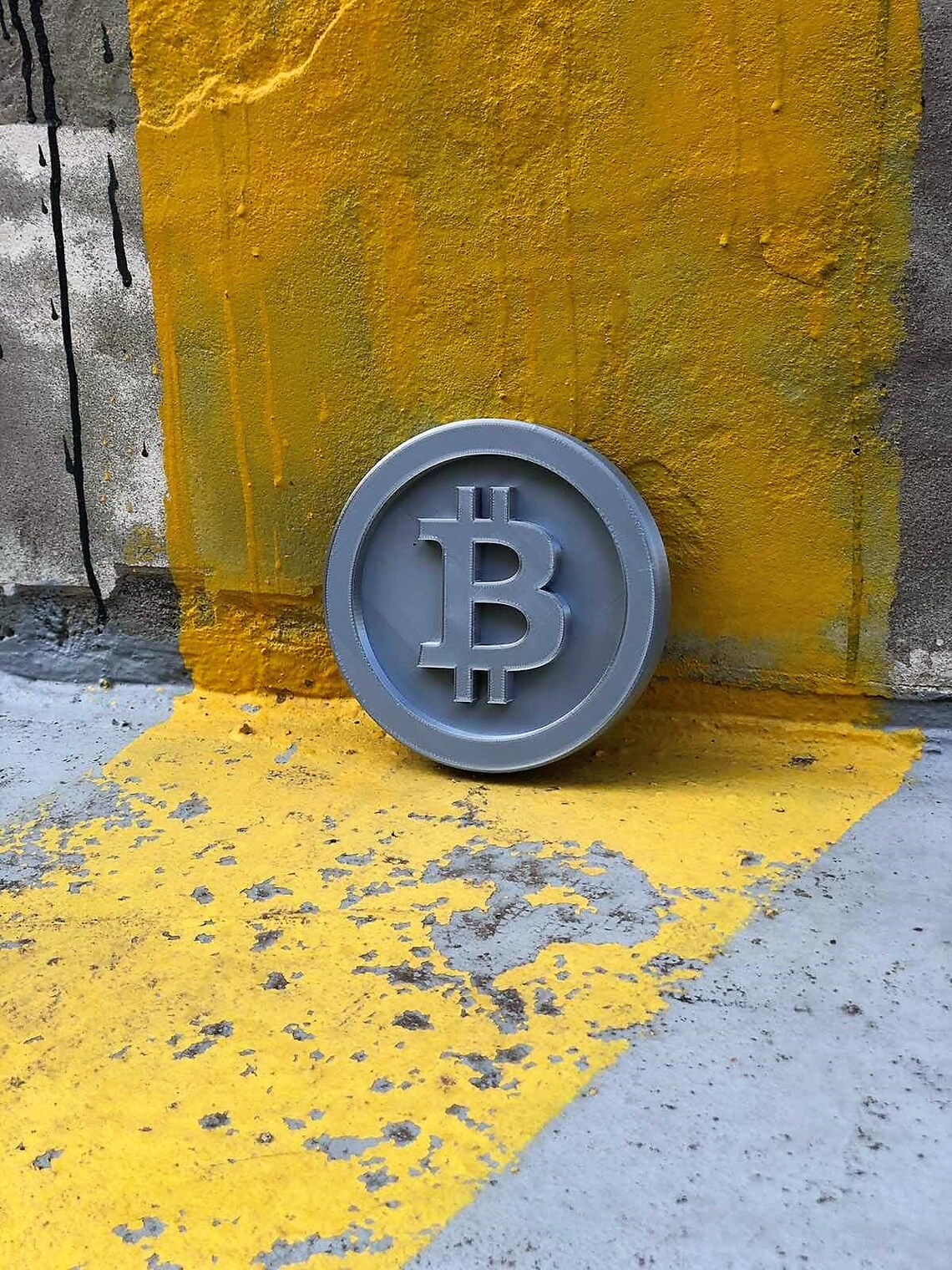 Bitcoin Symbol Wall Decoration.Bitcoin Symbol Wall 3D Print - Etsy Canada