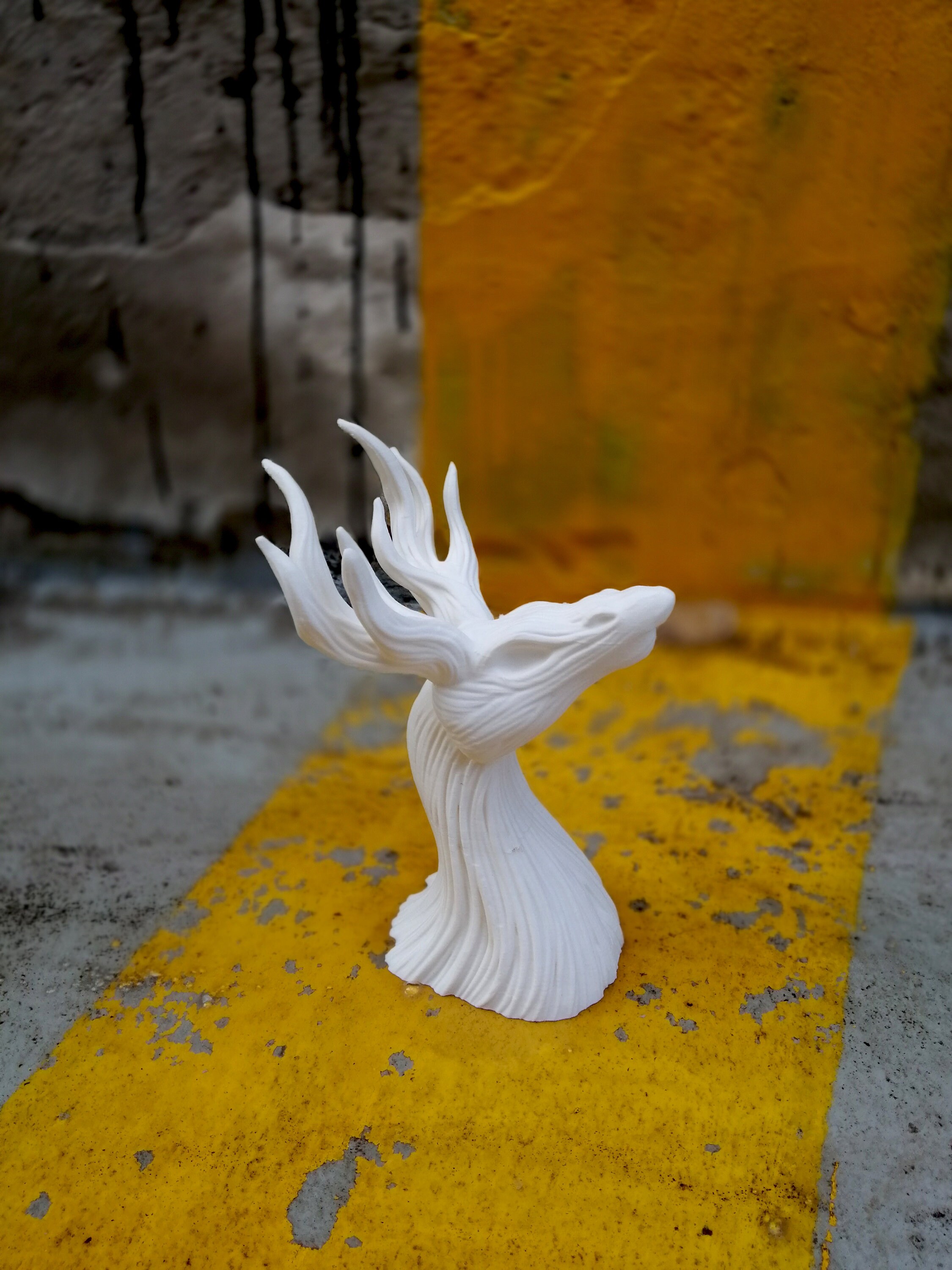 Deer Stag Dragon. Mythical Creature3d Printed Figure. - Etsy