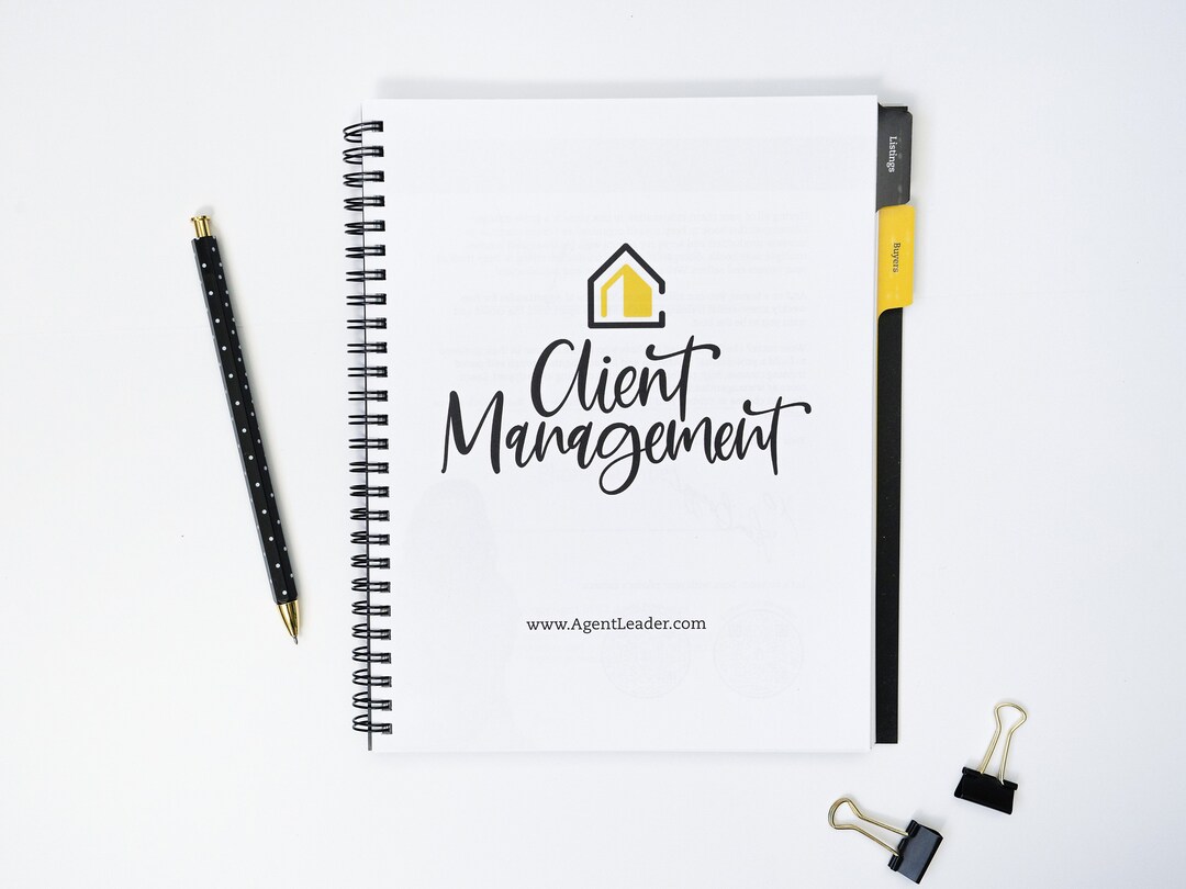 Real Estate Client Management Planner - Etsy