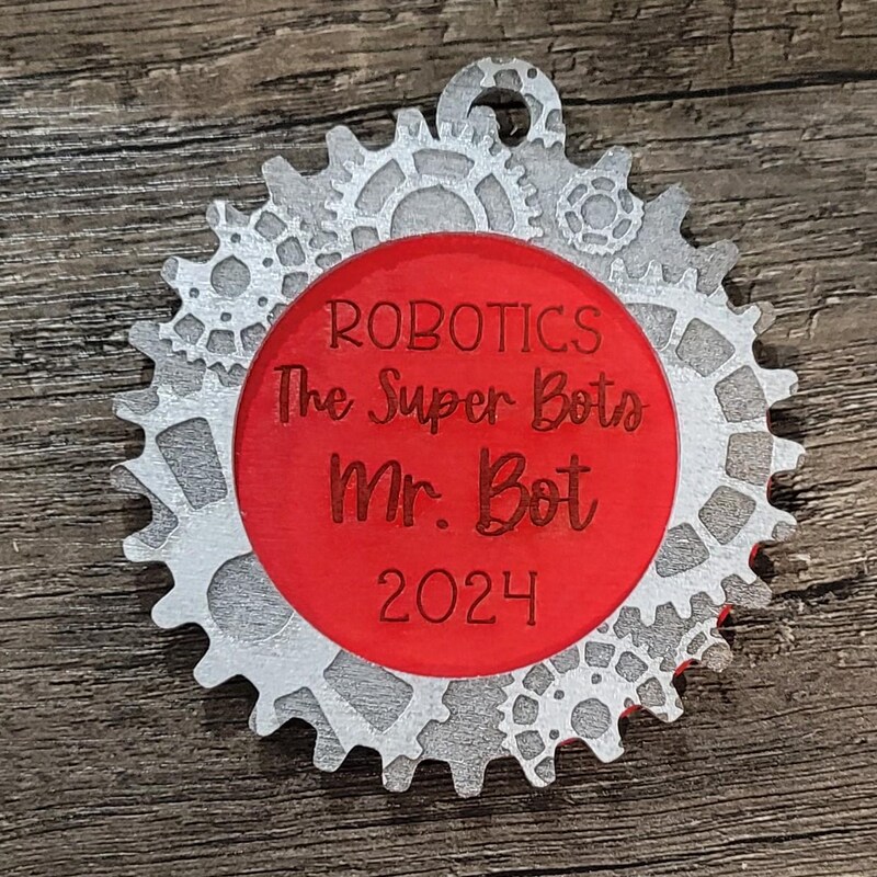 Robot Ornament - Etsy