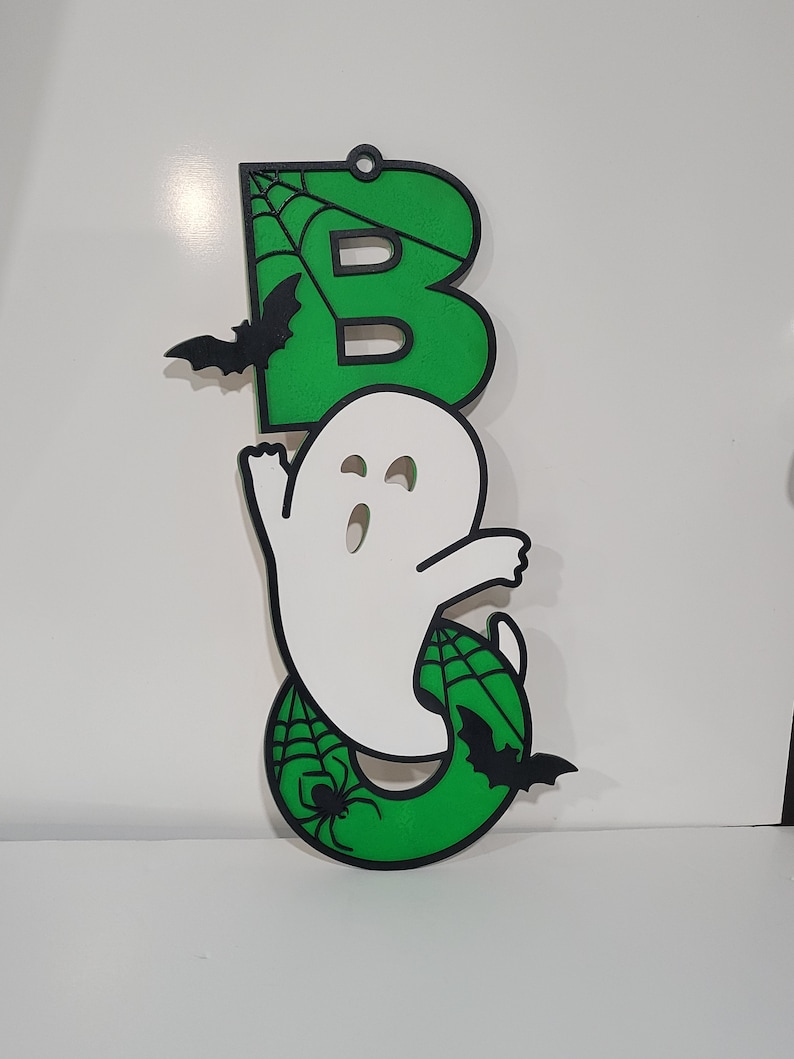 Wood Ghost Boo Sign - Halloween Decoration - Etsy