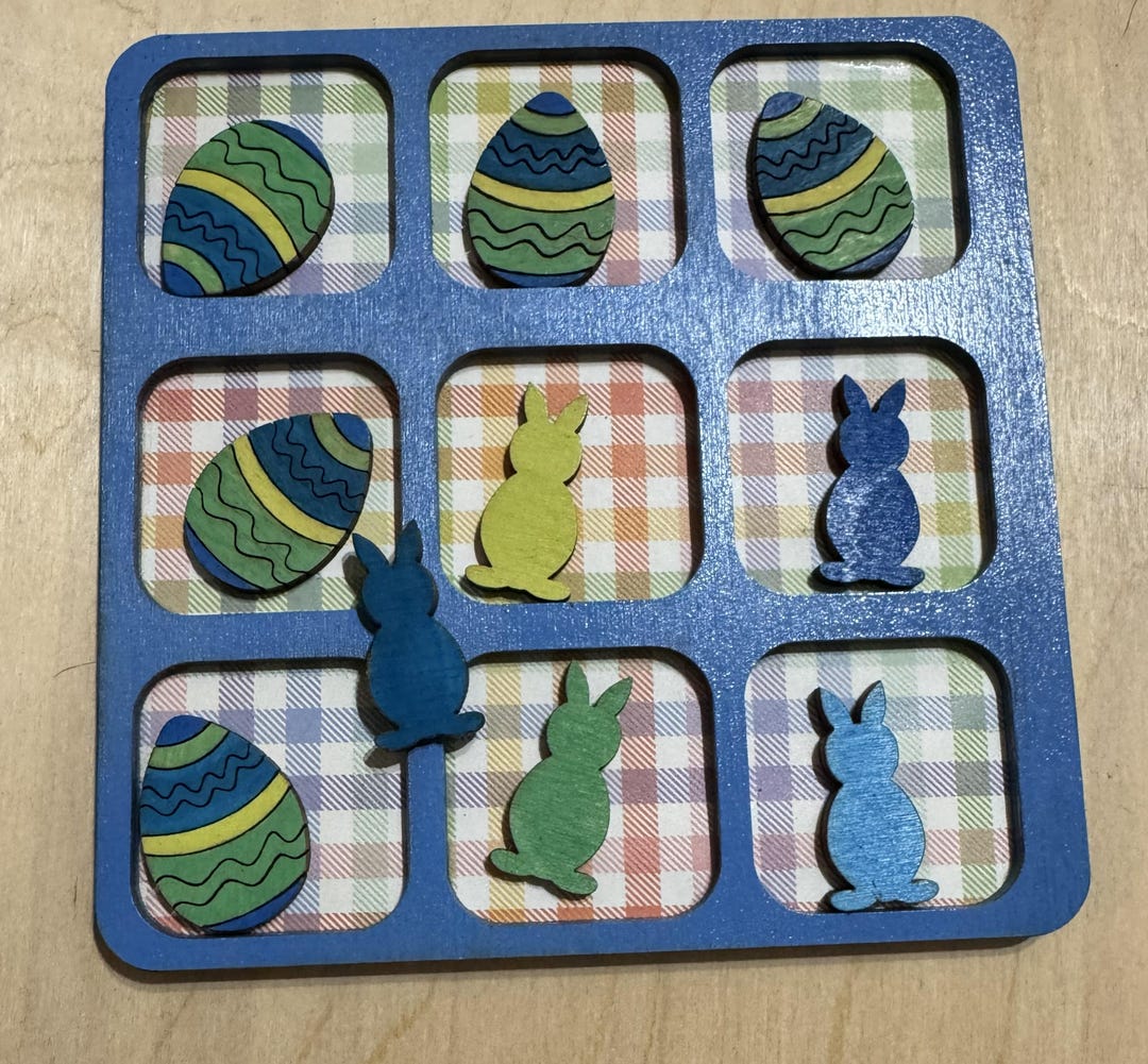 Easter Tic Tac Toe Boards - Etsy