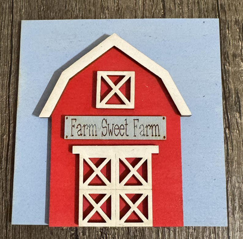 Farm Life Interchangeable Tiles - Barn, Chicken, Rooster, Hen, Eggs ...