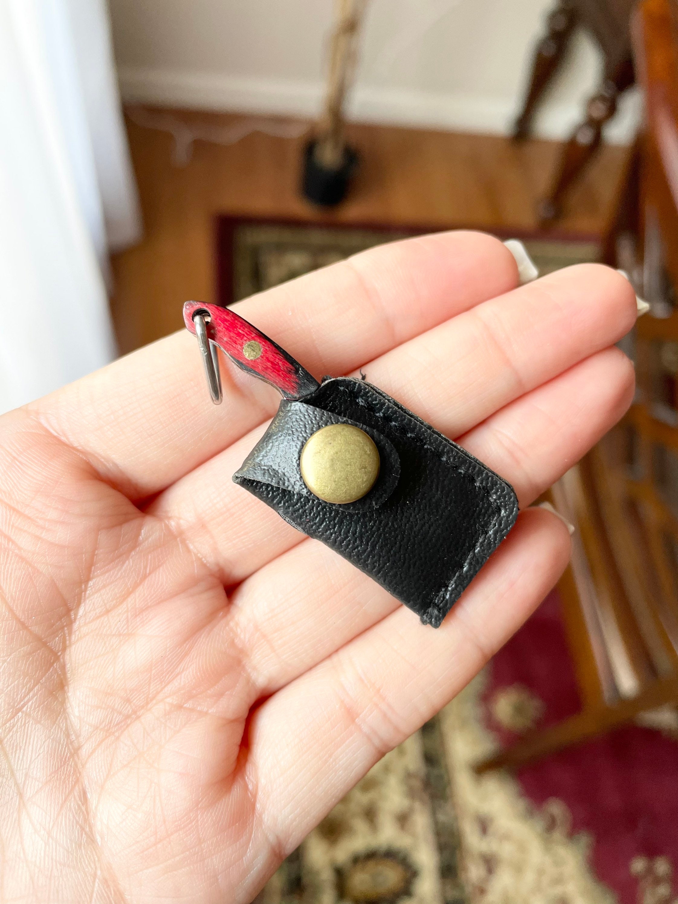 Mini knife keychain knife pocket knife mini knife keyring | Etsy