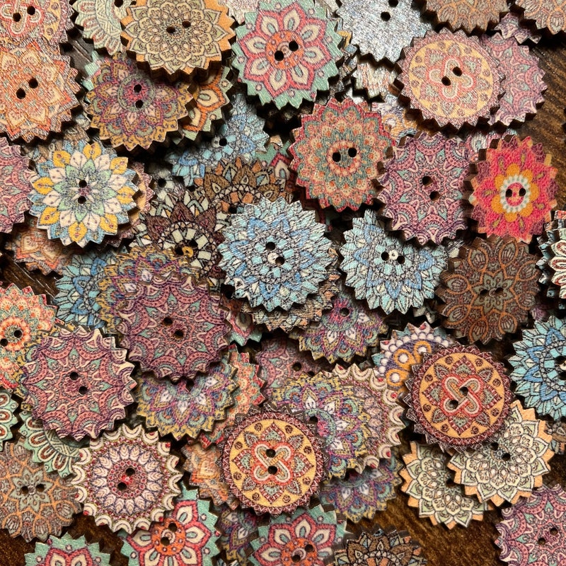 Bohemian Buttons - Etsy