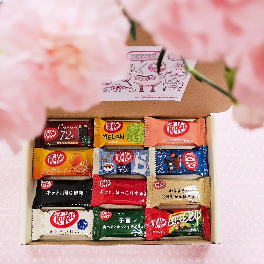 Japanese MINI Kitkat 12pcs | Japanese Chocolate | Thank You | Good Luck | Birthday Gift ...