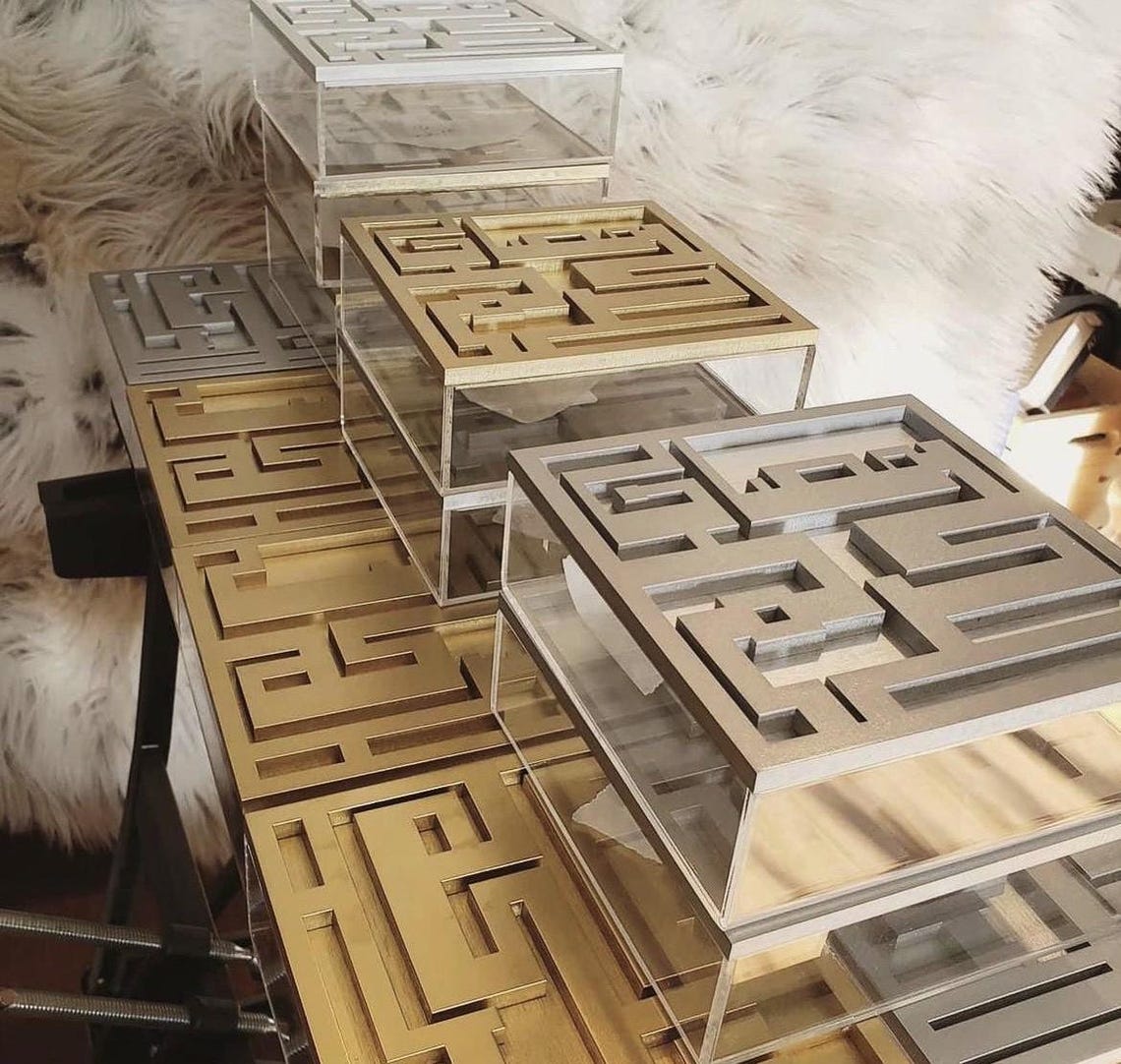 Ramadan Kareem, Eid, Acrylic, Serving, Box, Décor, Arabic, Chocolates ...