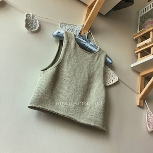 Knitting Pattern // ROWAN TOP // Crop Top - Etsy