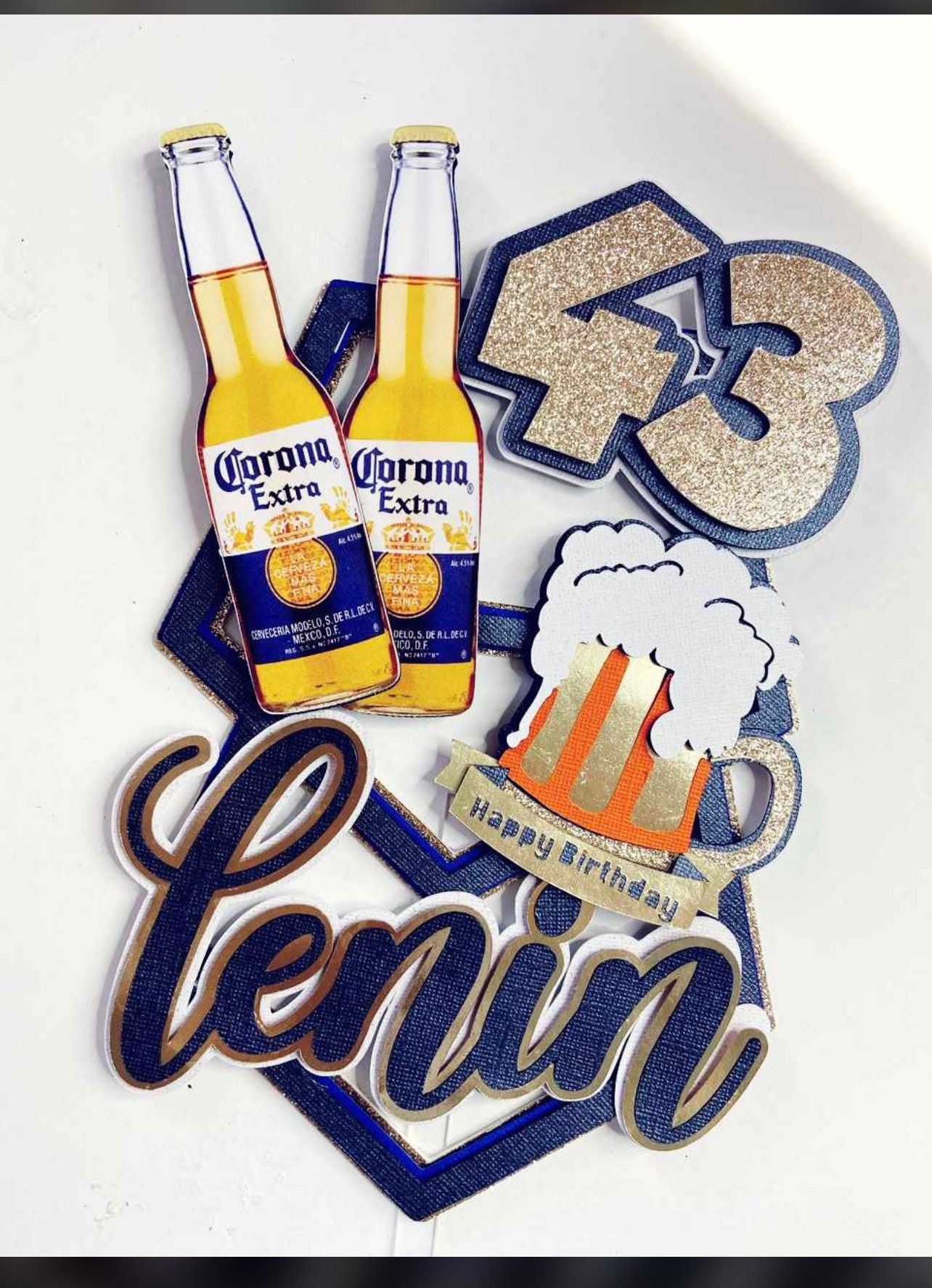 Cake Toppers Cerveza - Etsy