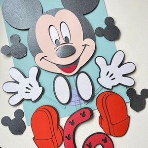 Mickey Cake Topper, Mickey Cake Topper, Mickey Mouse Decor, Mickey ...