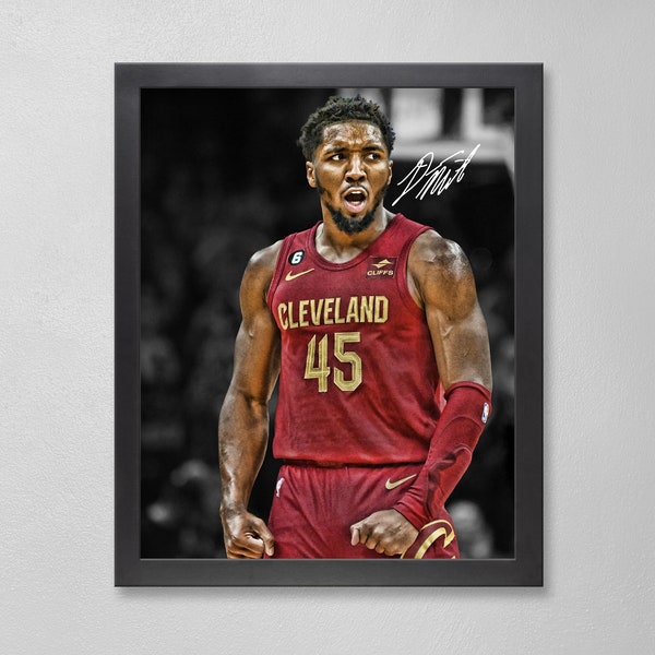 Donovan Mitchell Cavaliers Poster - Etsy