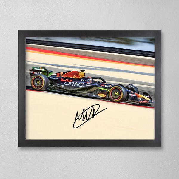 Max Verstappen Signed - Etsy