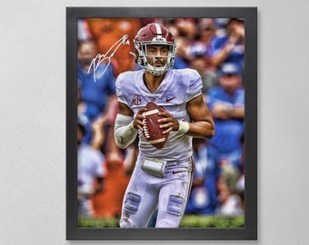 Bryce Young Signed Poster - Etsy