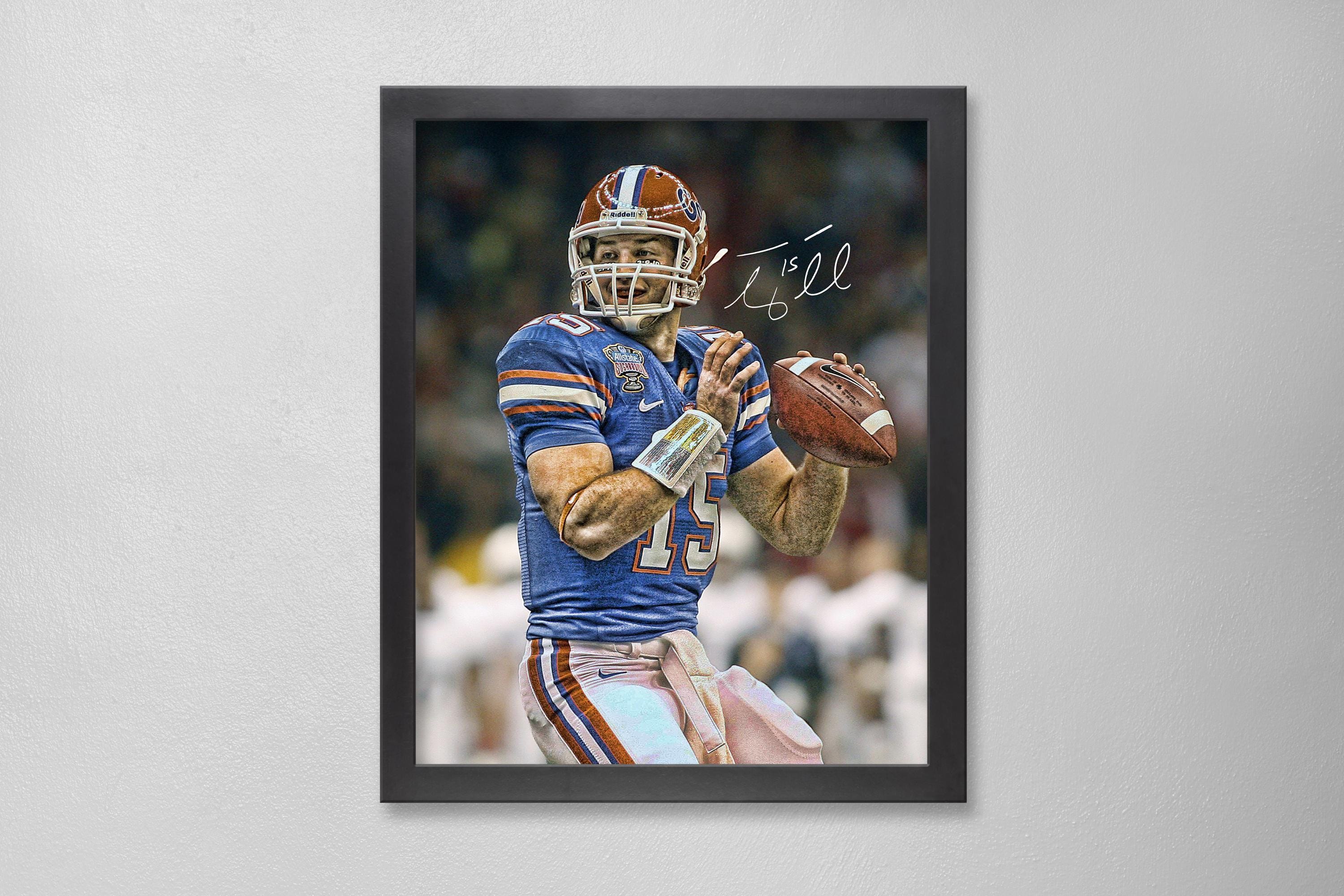 Tim Tebow Autographed Poster: Florida Gators NCAA Art - Etsy