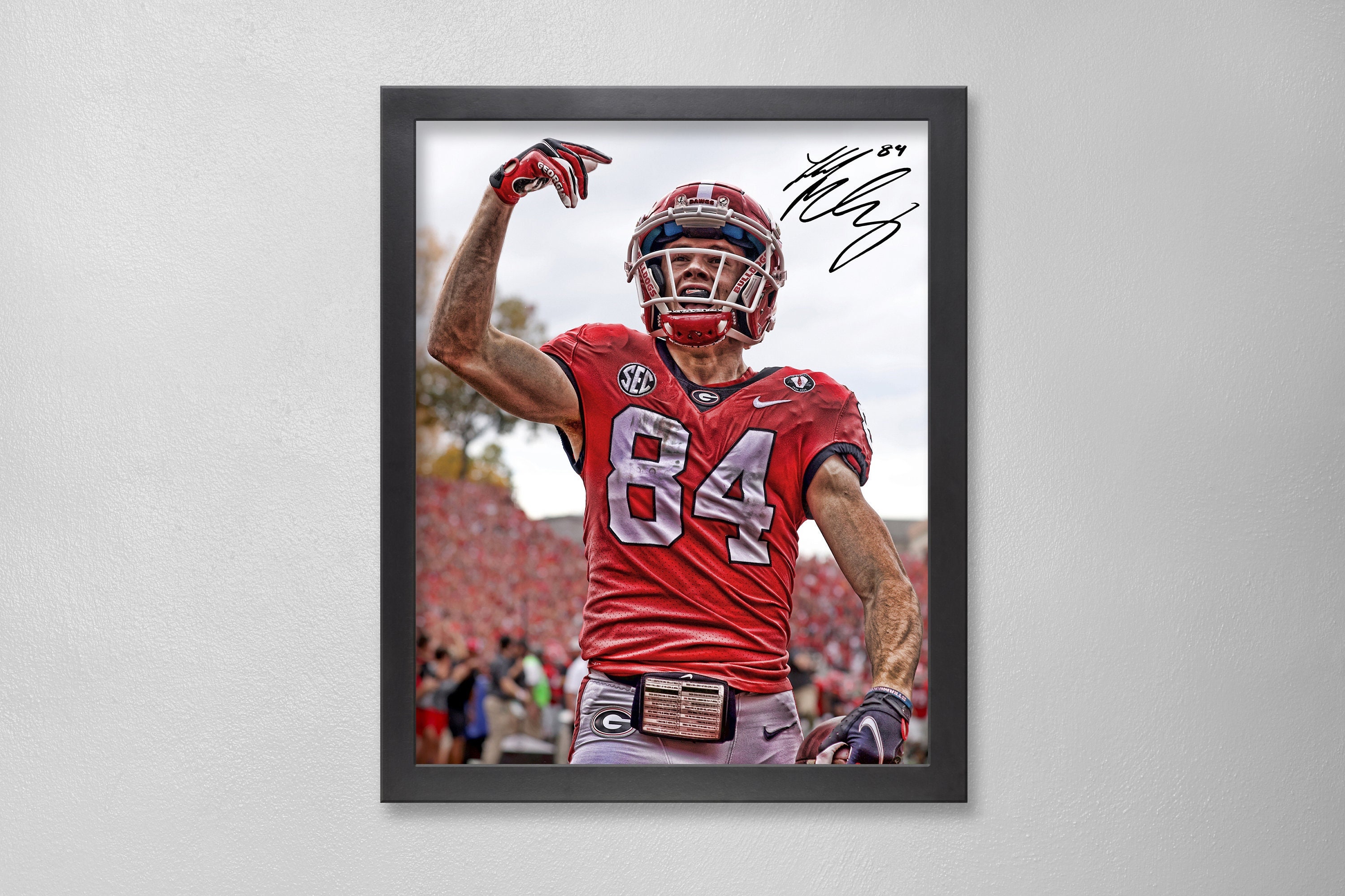 Ladd Mcconkey Georgia Bulldogs Poster Art Autographed NCAA 4x6, 5x7 ...