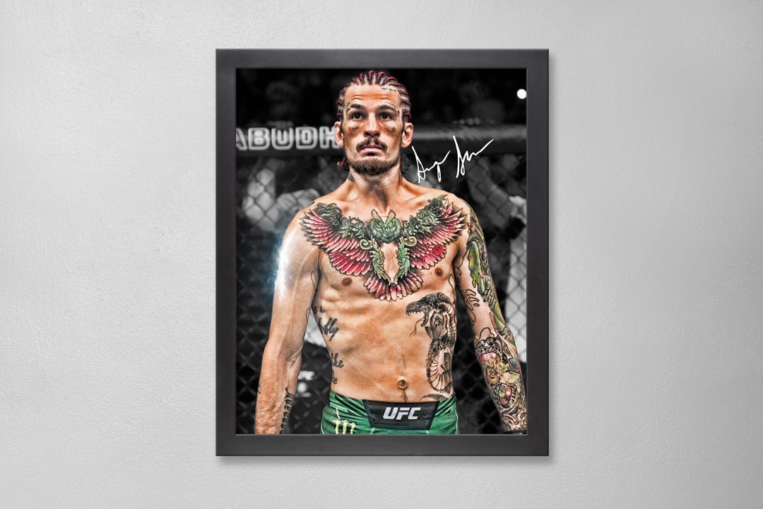 Sugar Sean O'malley UFC Poster Art Autographed 4x6, 5x7, 8x10, 9x12 ...