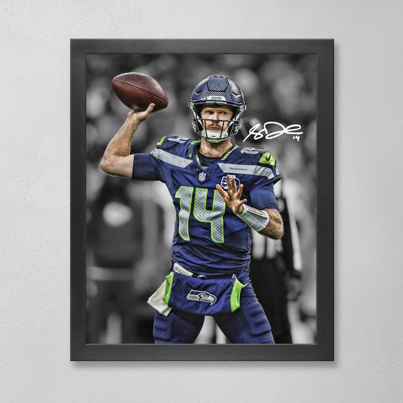 Nfl Autograph Poster - Etsy