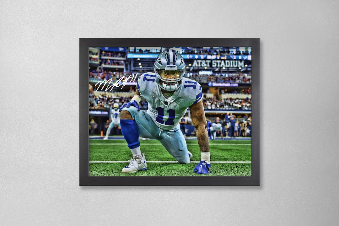 Micah Parsons Dallas Cowboys Poster Art Autographed NFL 4x6, 5x7, 8x10 ...