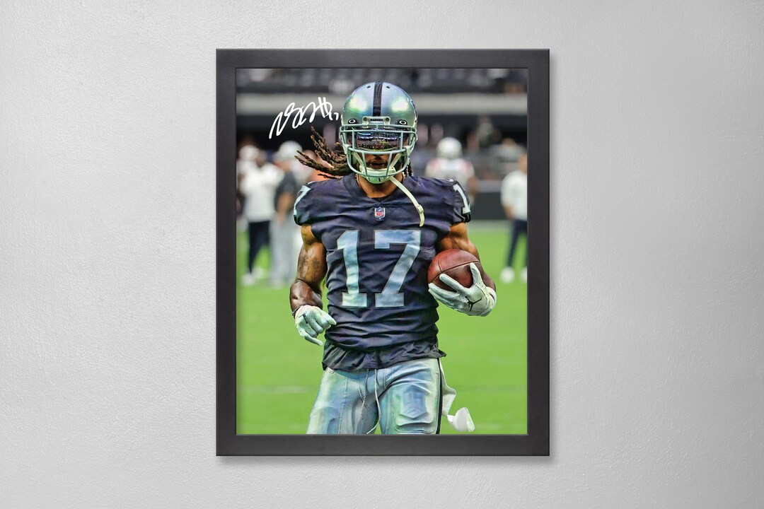 Davante Adams Las Vegas Raiders Poster Art Autographed NFL 4x6, 5x7 ...